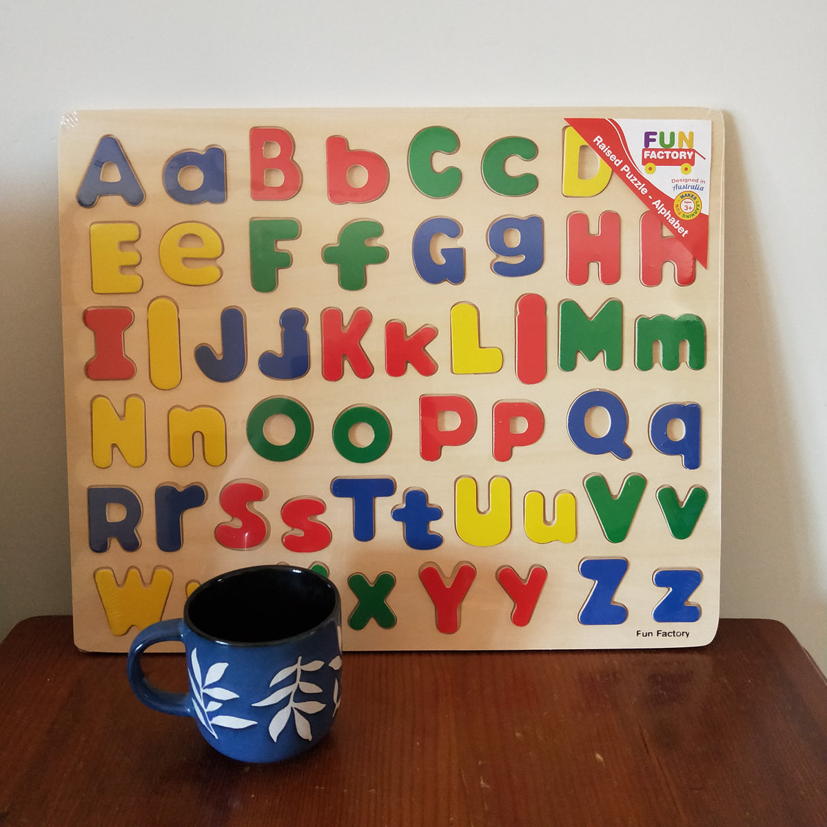 LARGE - Upper and lower case Wooden Alphabet Puzzle – Advancing All ...