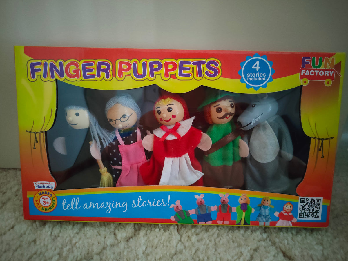 Little Red riding hood finger puppet set – Advancing All Children