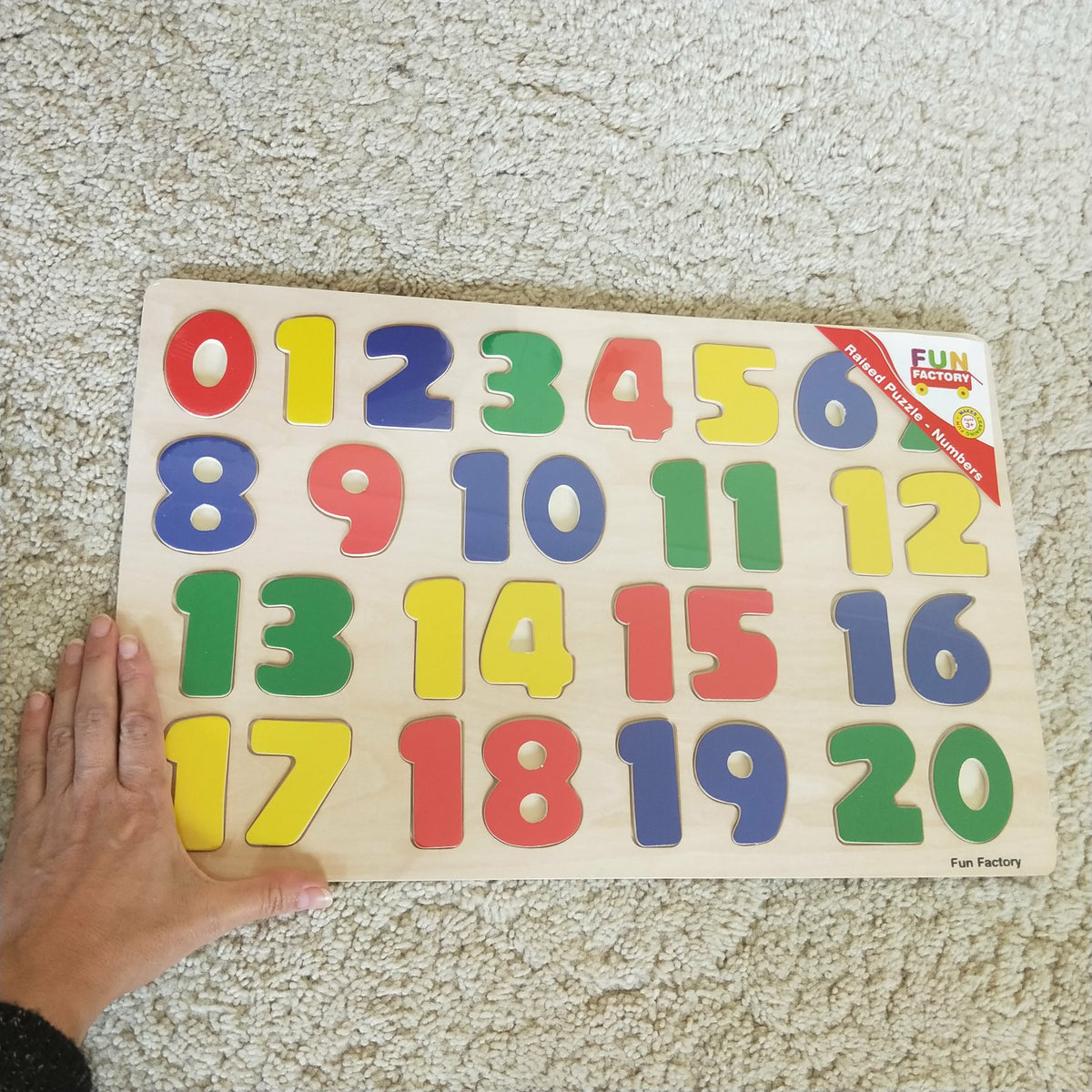 Number Puzzle Wooden 0 - 20 – Advancing All Children